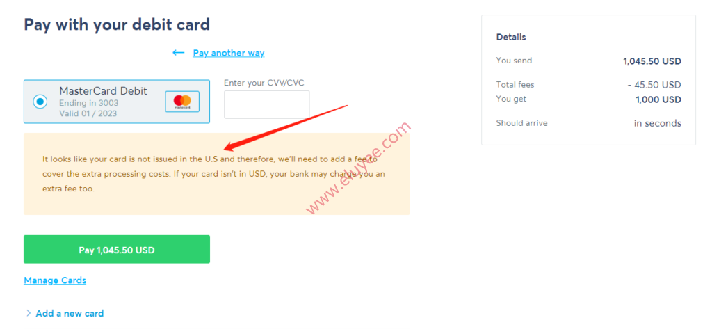 Velo银行账户入金，全球付中转到Transferwise通过ACH转账 - ELuyee